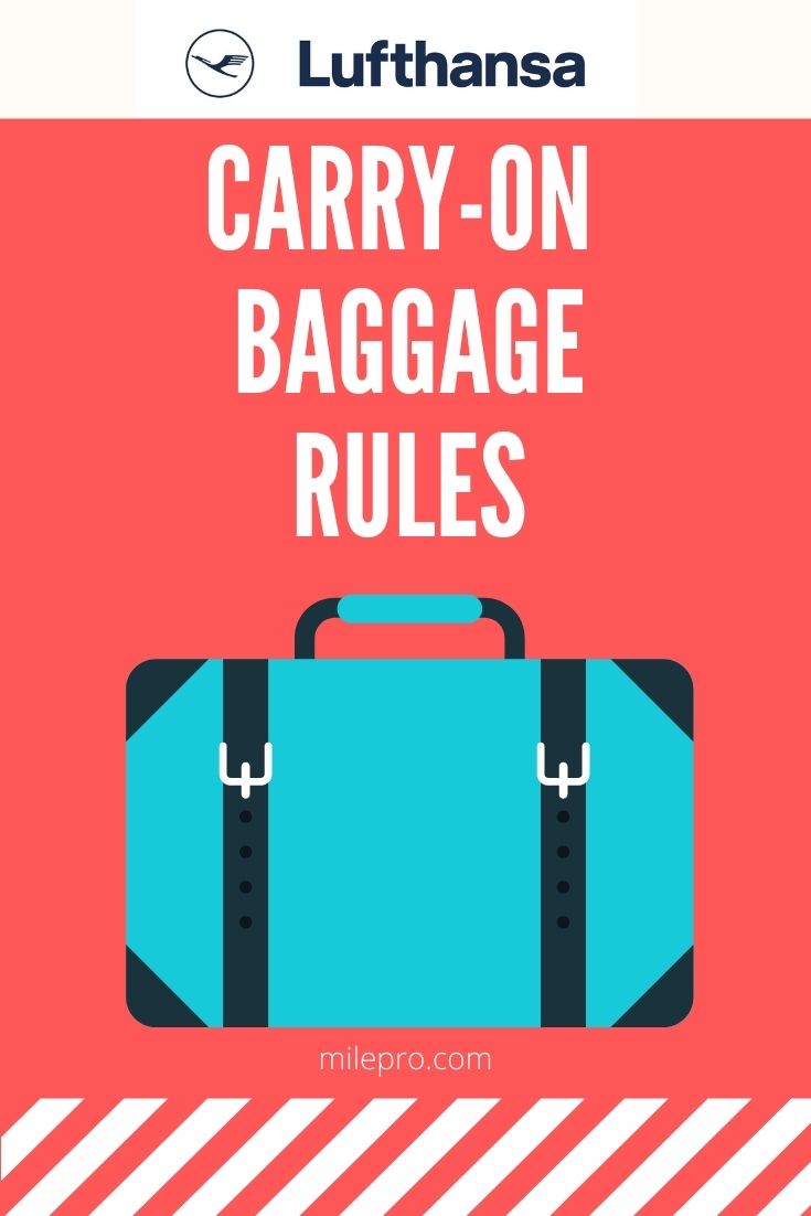 Guide To Lufthansa Carry On Size Weight And Liquid Policies