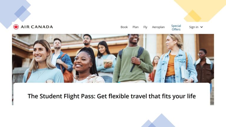 Air Canada Student Discount: How to Get a Student Flight Pass